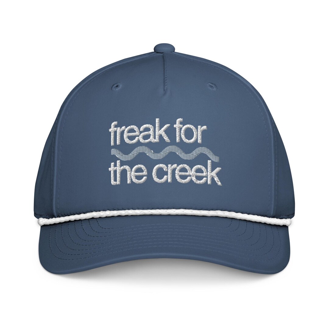 Freak in the Creek Rope Hat: Retro Lake Life Snapback - Etsy