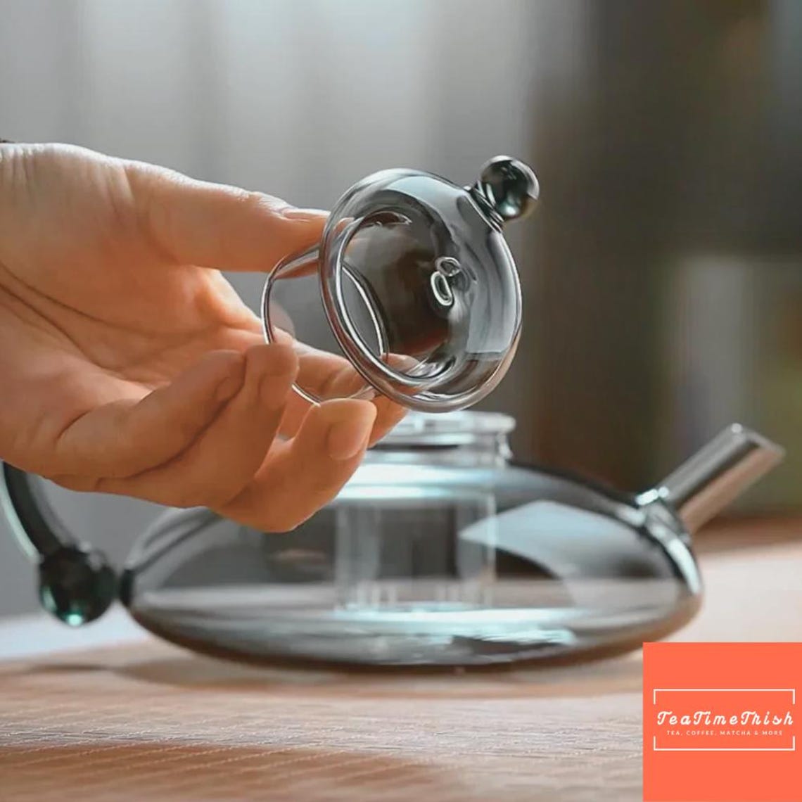 Modern Glass Teapot With Infuser Elegant Heat Resistant Japanese Tea ...