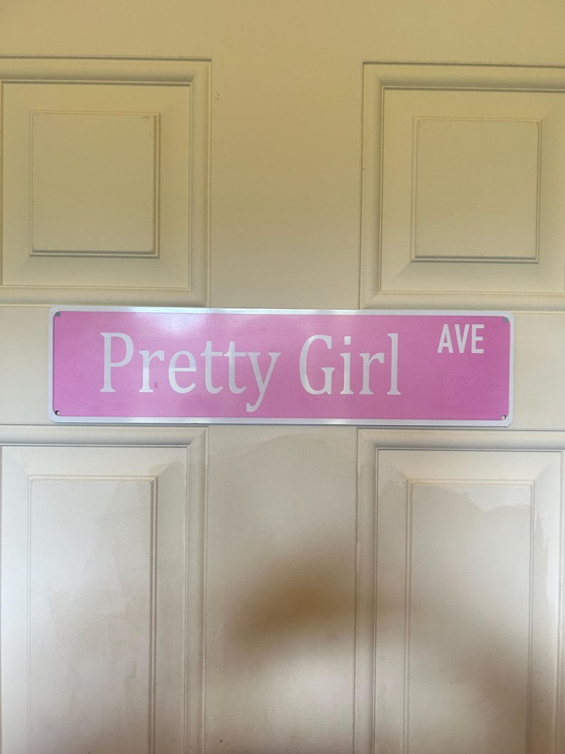Pretty Girl Avenue, Sabrina Carpenter Inspired Street Sign - Etsy