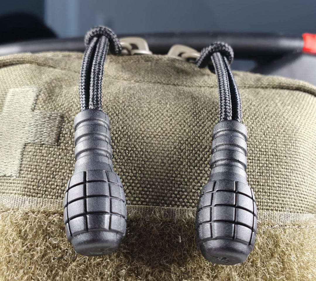 Grenade Zipper Pulls (2-pack) - Zipper Grenade - Backpack - Pouch ...