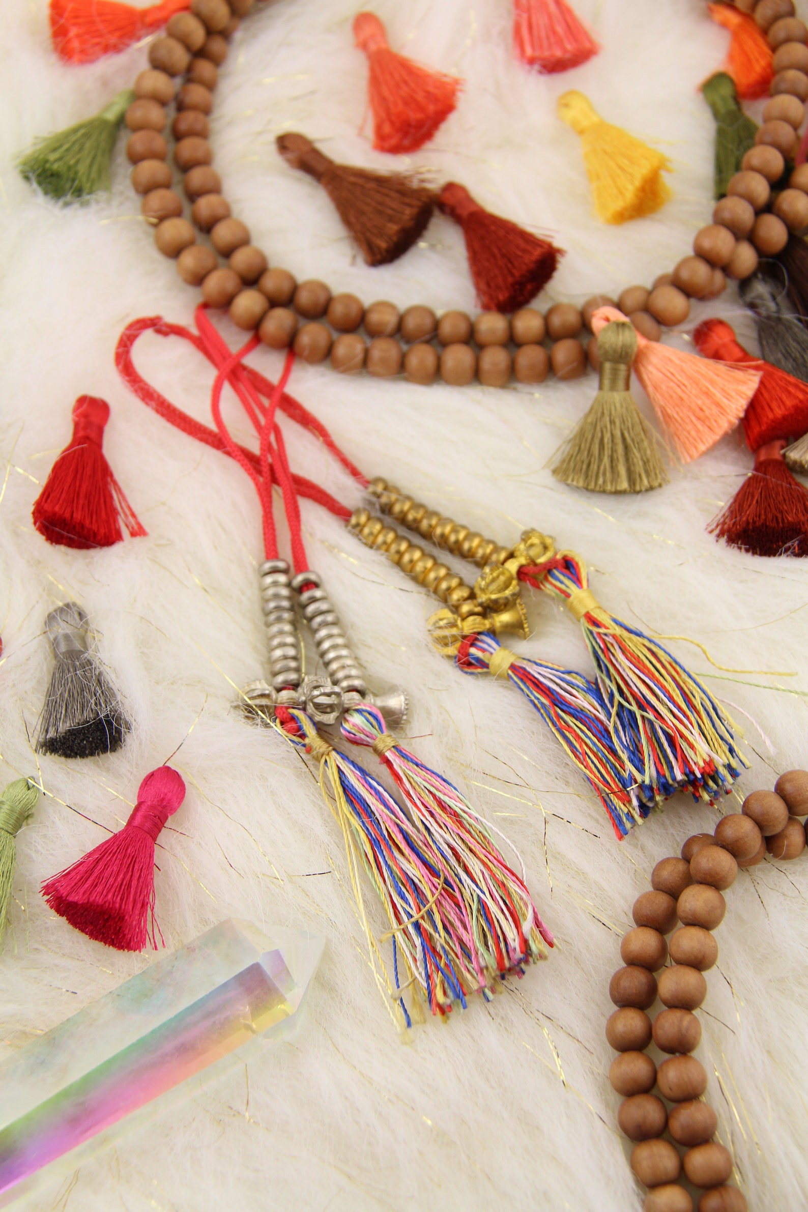 Count Your Mantras: Rainbow Tasseled Mala Counters Prayer - Etsy