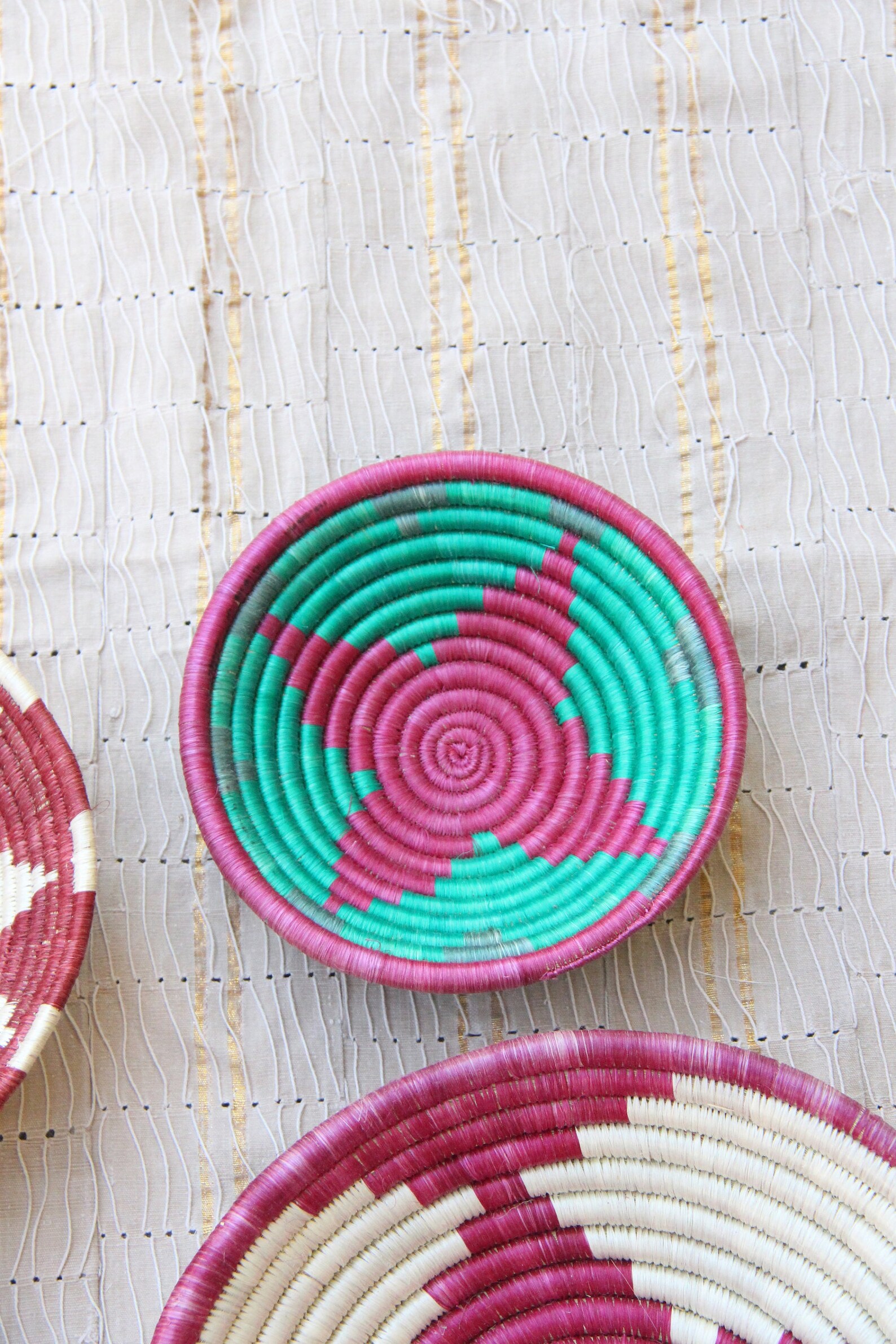 Margot Teal & Berry African Basket Collection From Rwanda - Etsy