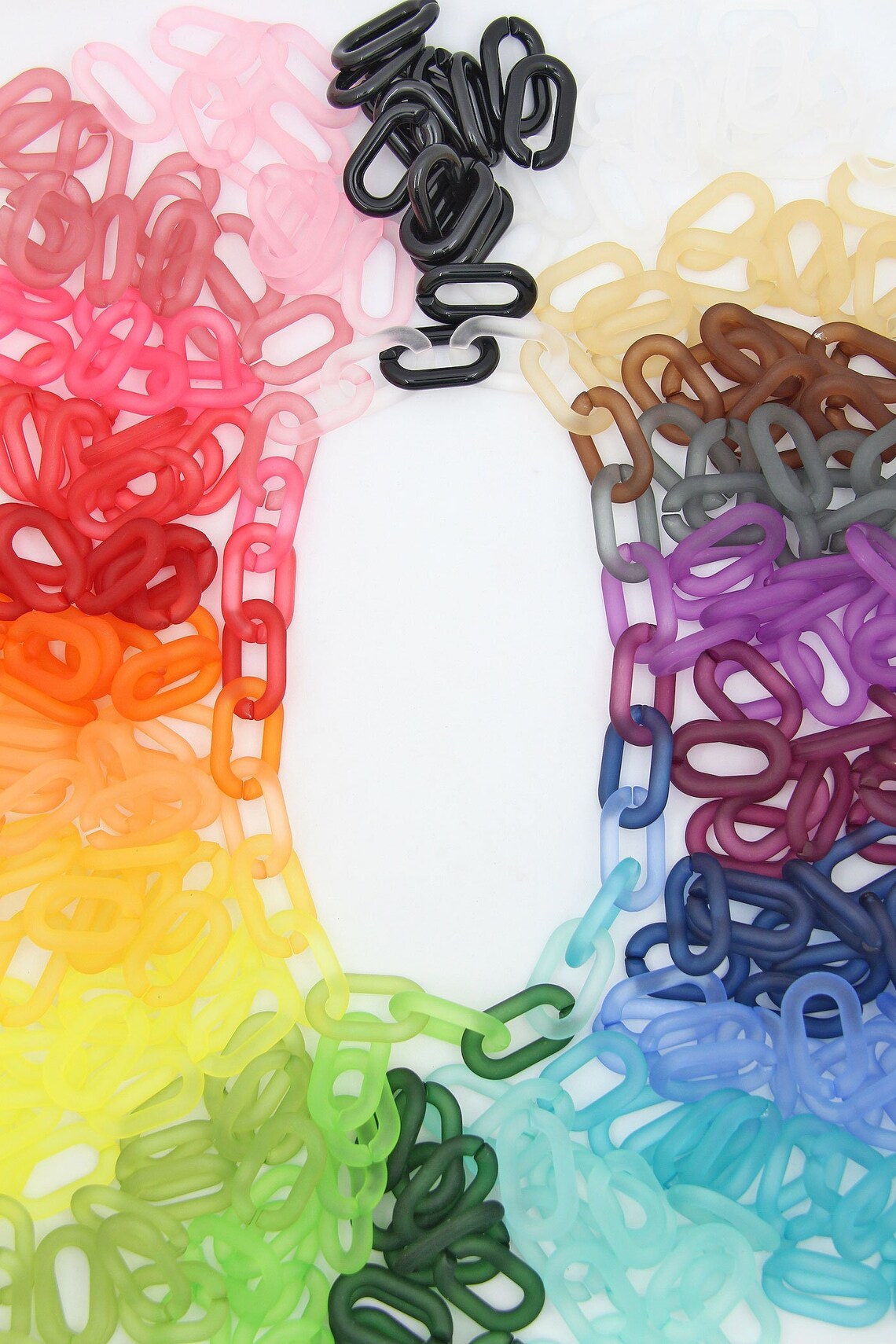 Snap Links: Acrylic Links for Jewelry Making, DIY Chain Necklaces or ...