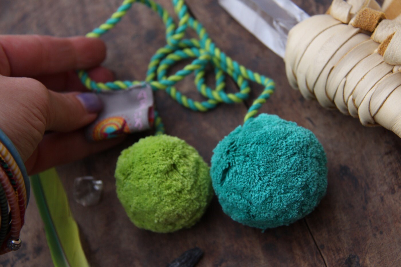 Lime & Grass Green Pom Pom Swag Cord Pom Pom Rope - Etsy