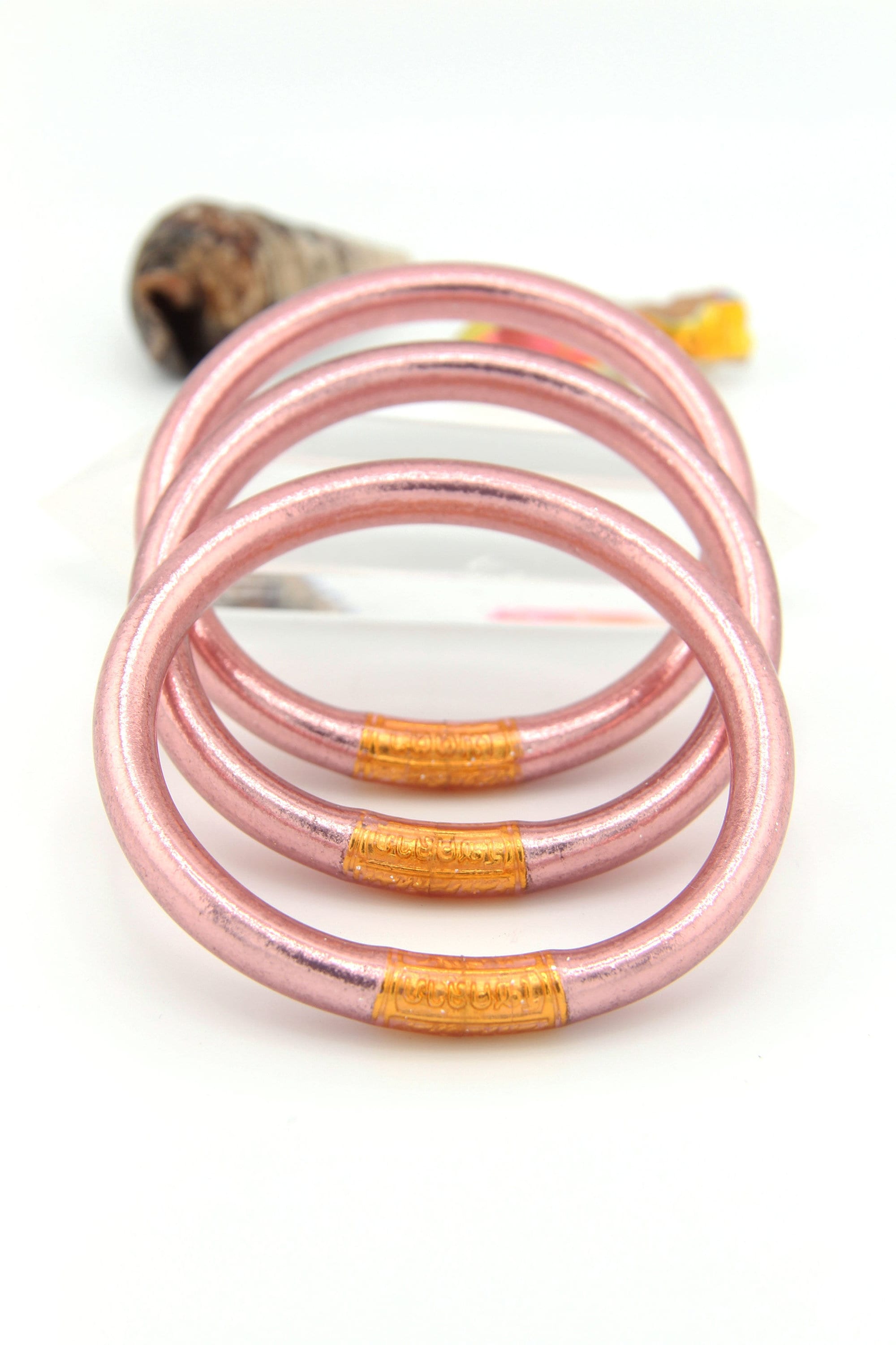 Luxe Thai Buddhist Temple Bracelets, Mantra Bangle, Kumlai, Two Tone ...