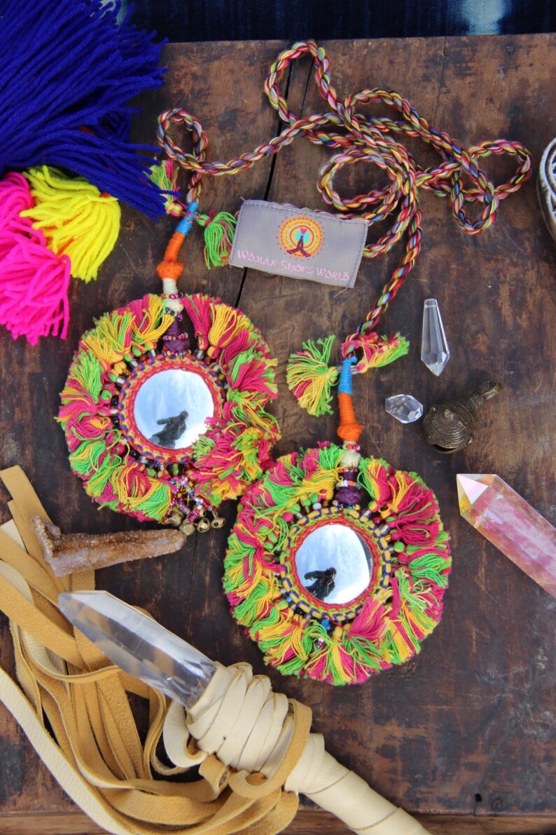 Camel Swag: Magenta Green Yellow Mirrored Camel Decoration - Etsy