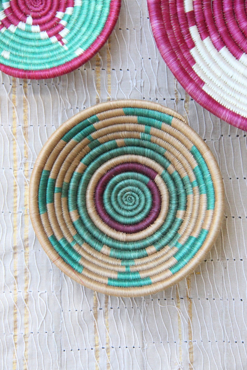 Margot Teal & Berry African Basket Collection From Rwanda - Etsy