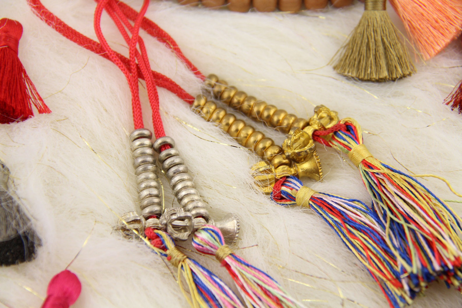 Count Your Mantras: Rainbow Tasseled Mala Counters Prayer - Etsy