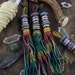 Ombre Multi-colored Goat Leather Tassel, African Tuareg Fringe, Purse ...