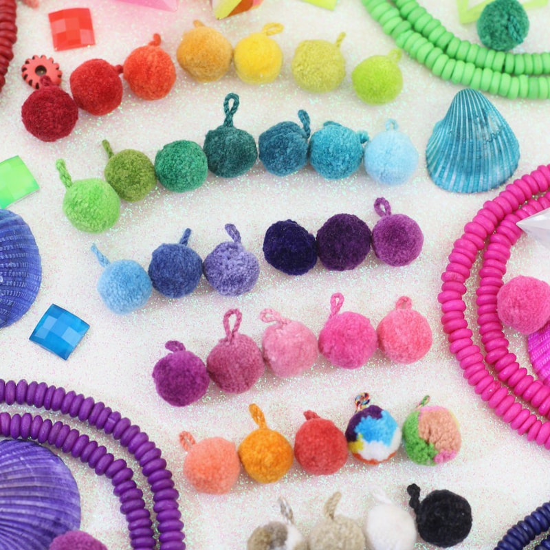 Pom Pom Balls for Earring - Etsy