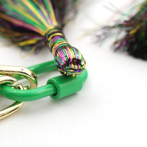 Majorette Marching Boot Tassel, Mardi Gras Tinsel, Fringe Tassel, 6.5 ...