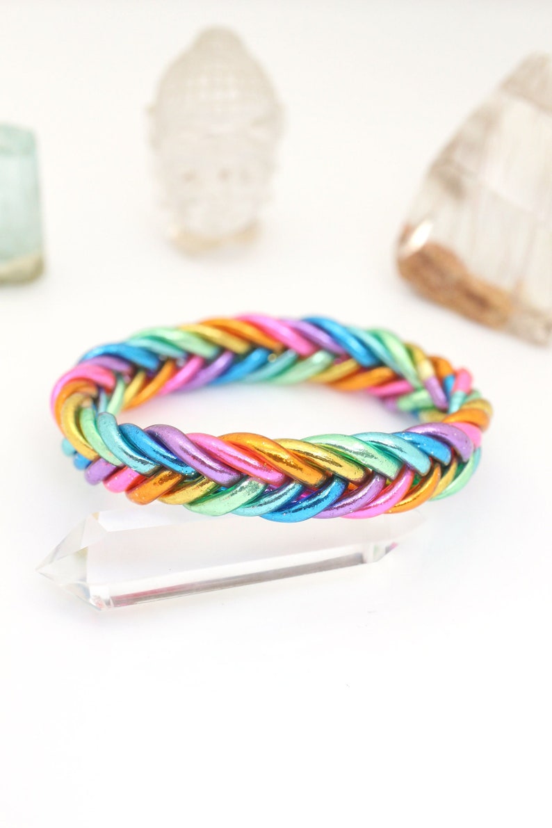 Braided Thai Buddhist Temple Bracelets Rainbow or Gold - Etsy