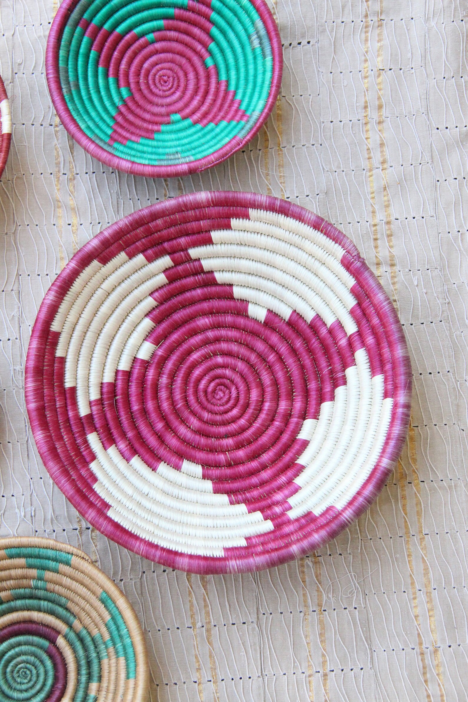 Margot Teal & Berry African Basket Collection From Rwanda - Etsy