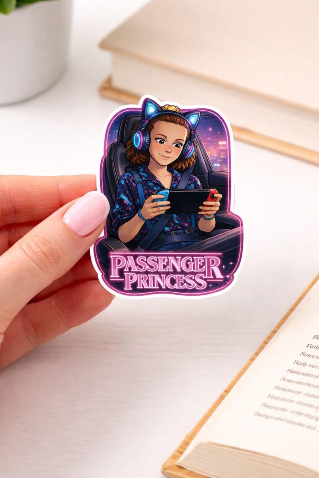 Stranger Things Passenger Princess Sticker - Etsy