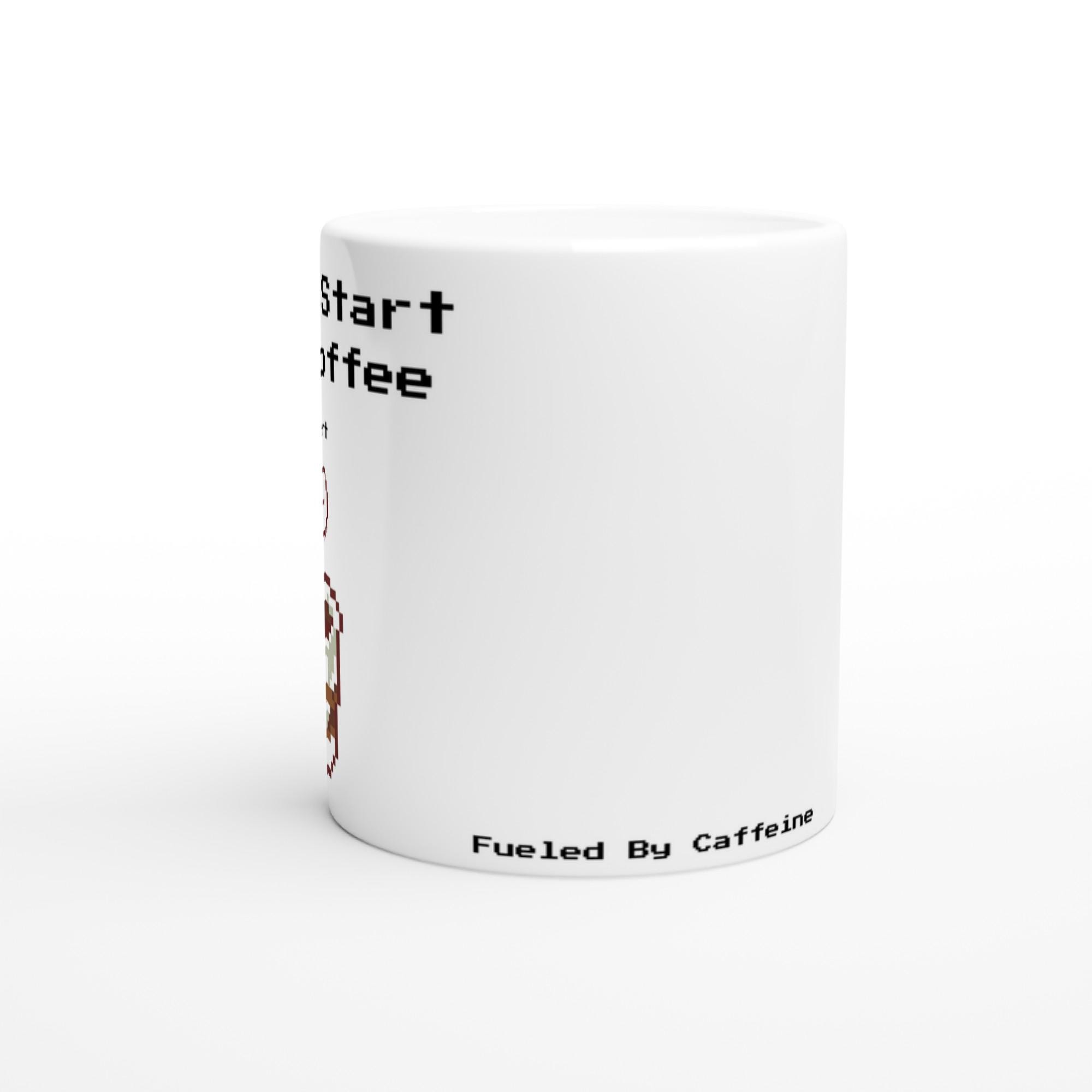 Pixel Art Gamer Coffee Mug Retro Video Game Mug Press Start Coffee Cup ...
