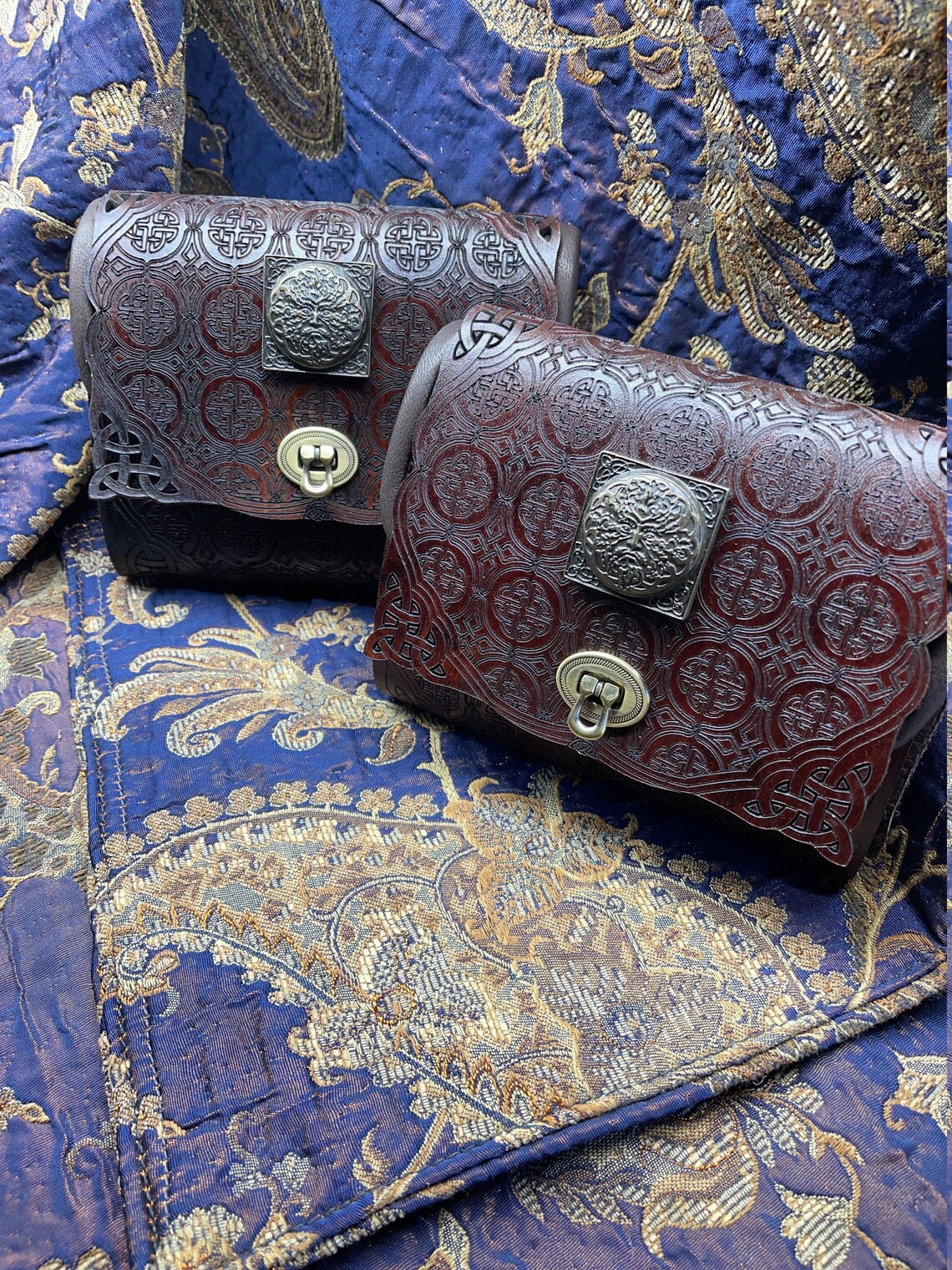 Celtic Tree of Life Clutch or Pass Through Belt Pouch | Etsy