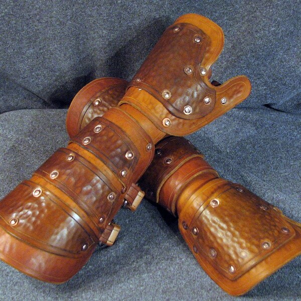 Leather Demi Gauntlets - Etsy