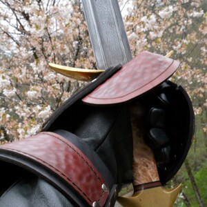 Double Leather Clamshell Gauntlets - Etsy