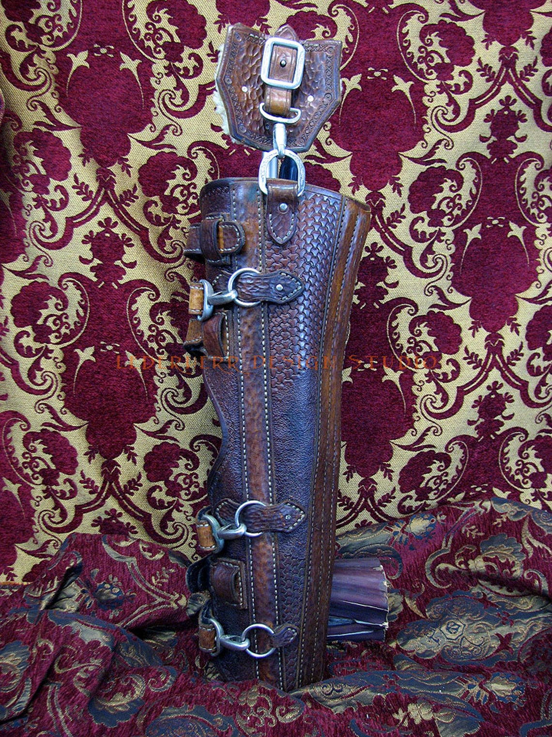 Handmade Steampunk Leather Leg Brace - Etsy