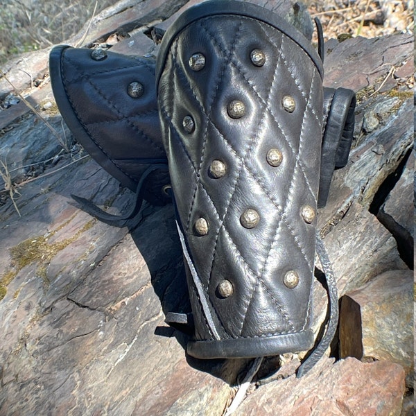 Leather Bracers - Etsy
