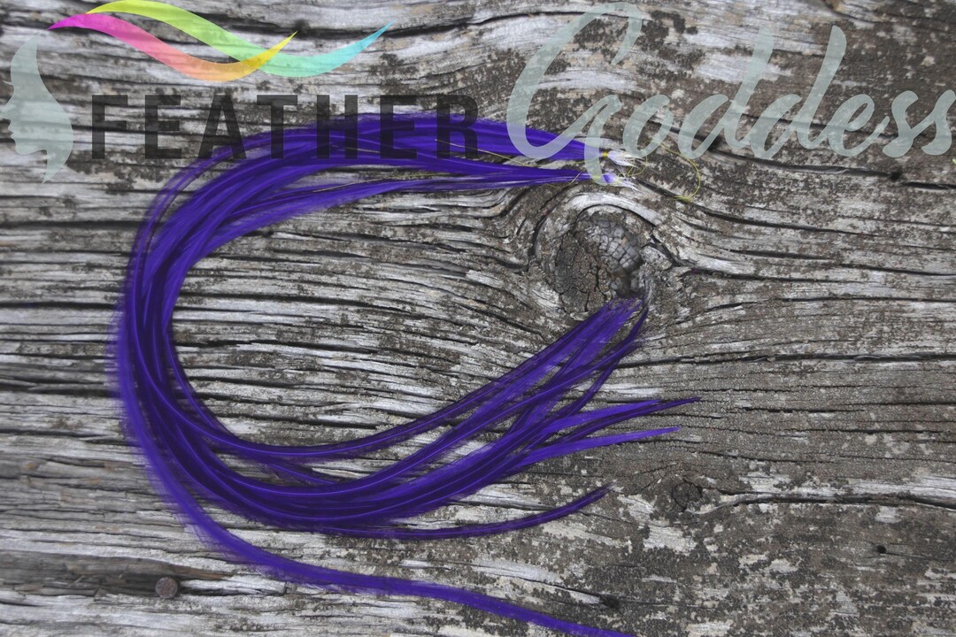 Midnight Blue XXXL Feather Hair Extensions With 3 FREE Crimp Beads - Etsy