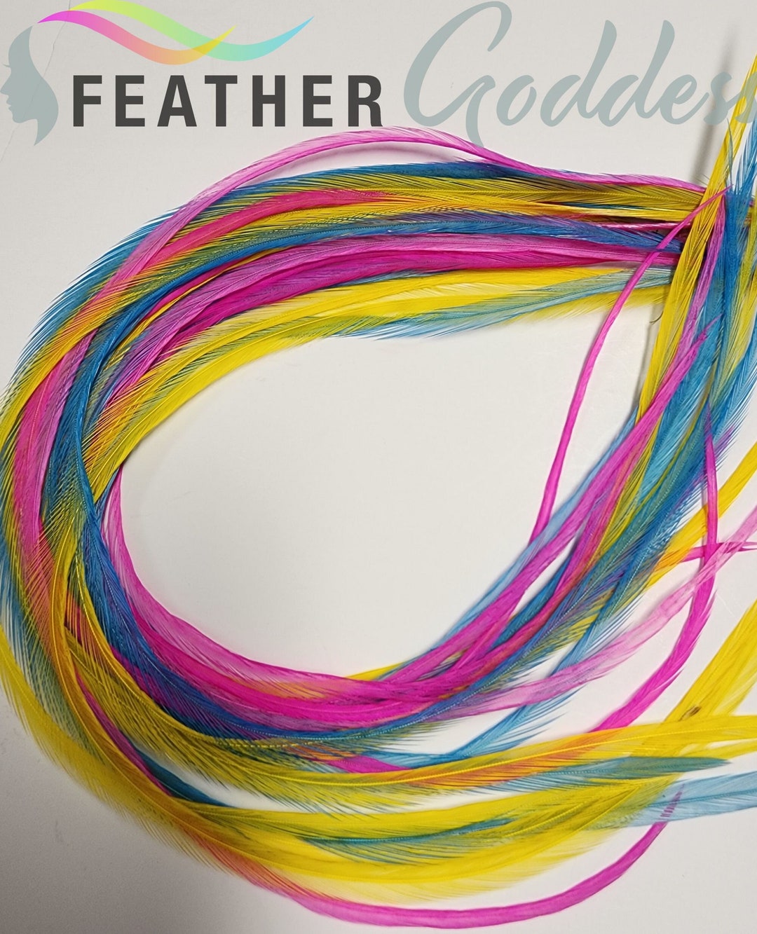 Gender Reveal XXXL Feather Hair Extensions With 3 Free Crimp Beads - Etsy