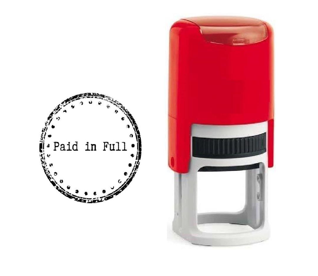 Accounting Rubber Stamp Set | Invoice, Tax, Payment Stamps - Etsy