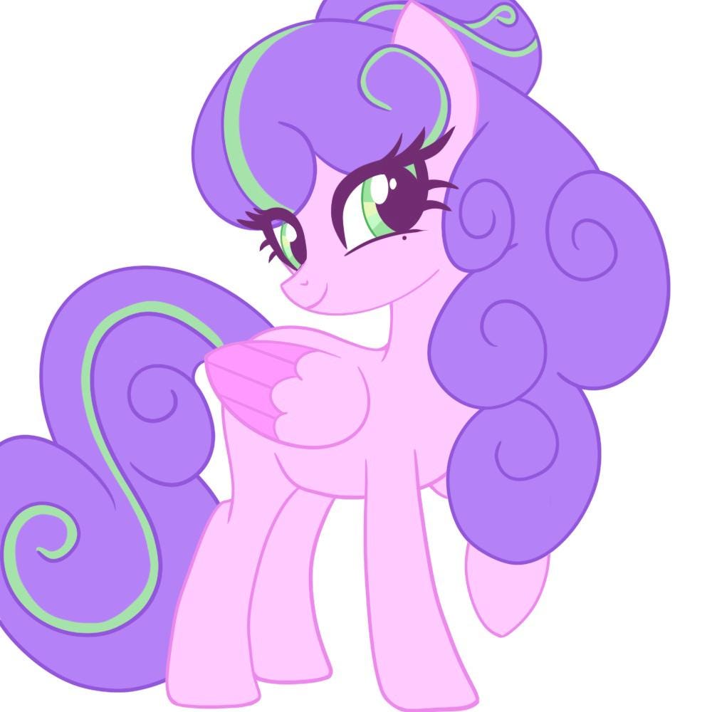Custom MLP Digital Art, Personalized Pony Portrait (digital Download ...