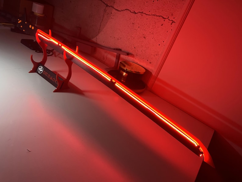 Cyberpunk 2077 Katana LED USB - 3D Printed PLA With Stand Arasaka ...