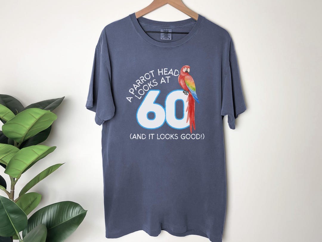 Custom Jimmy Buffett Parrothead Birthday Comfort Colors Graphic Tee ...
