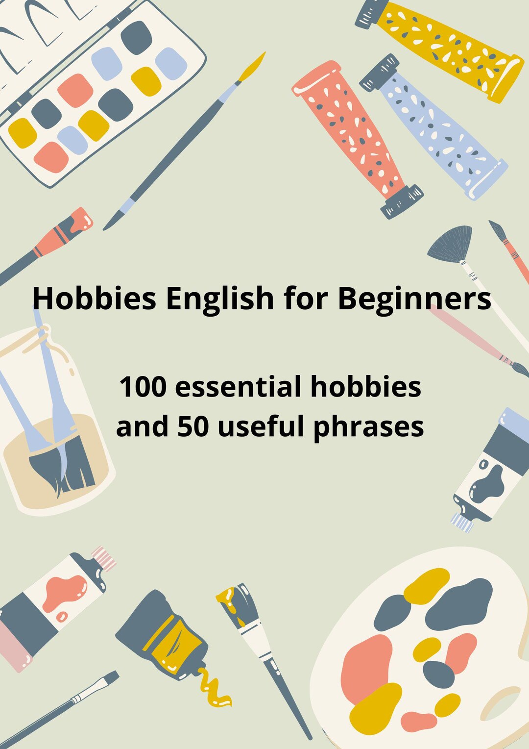 English Vocabulary for Hobbies PDF – Learn Phrases & Words for ...