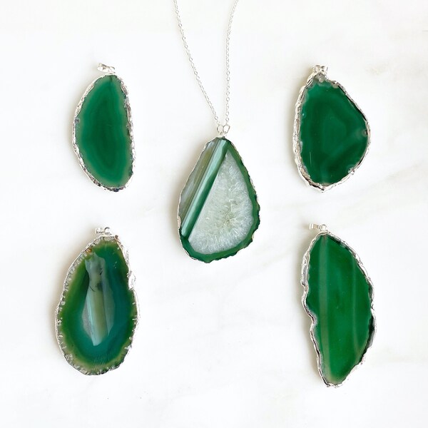 Green Geode - Etsy