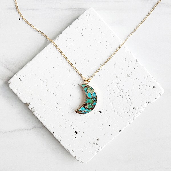 Turquoise Moon - Etsy