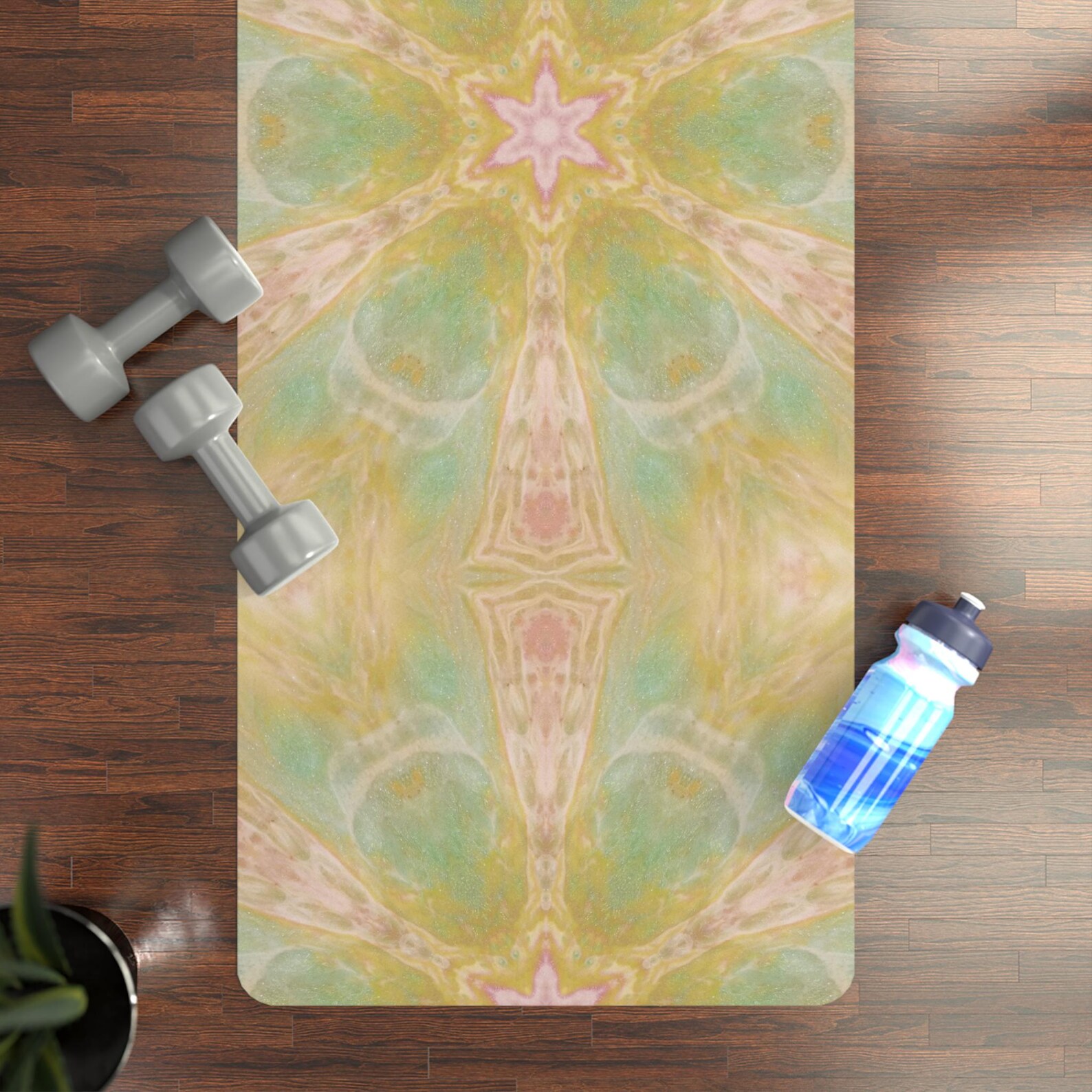 Bloom in Peace Yoga Mat - Etsy