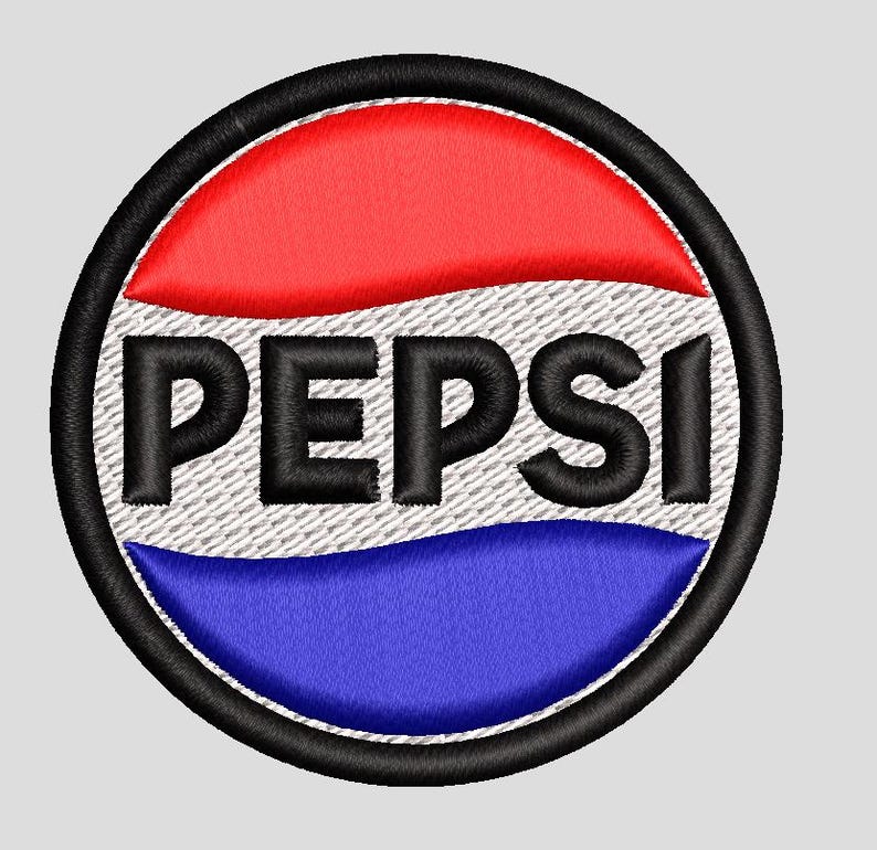 PEPSI 3D Puff Cap Embroidery Design - Digital Download - Etsy