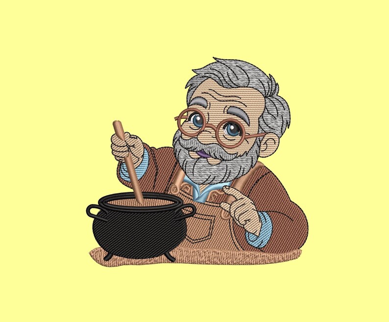 Chef Embroidery Design - Digital Download - Etsy