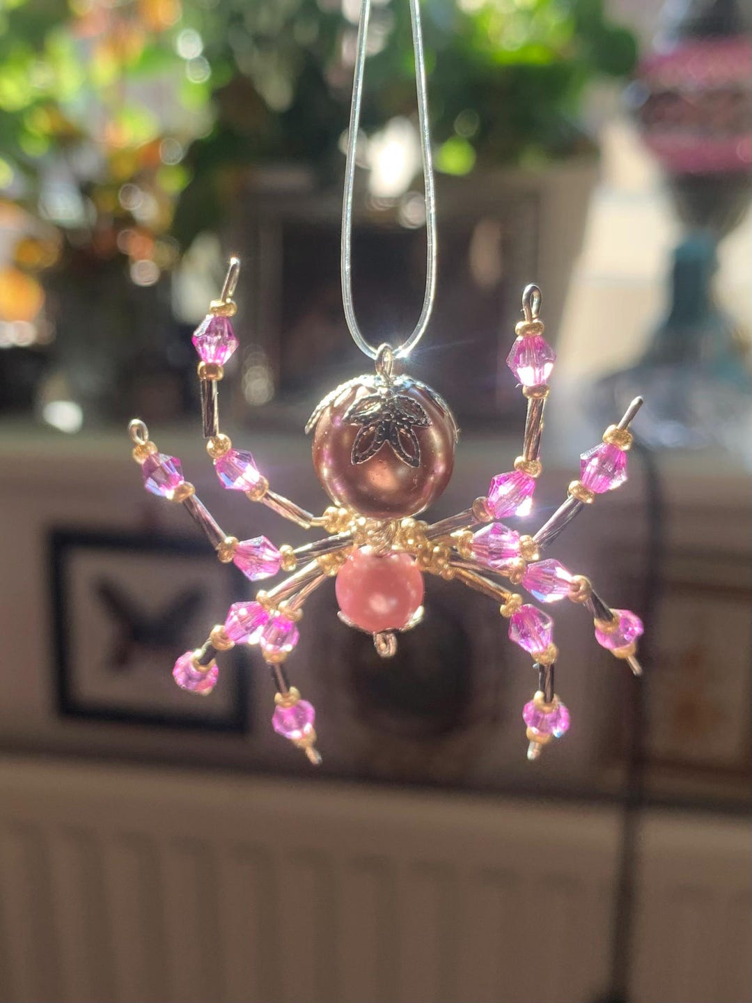 Small Purple Spider Sun Catcher - Etsy