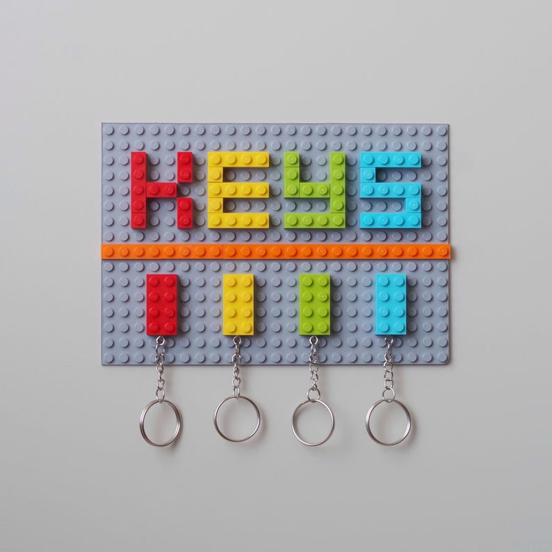 Brick Keyring Wall Mountable Key Hanger Key Storage Holder Made With ...