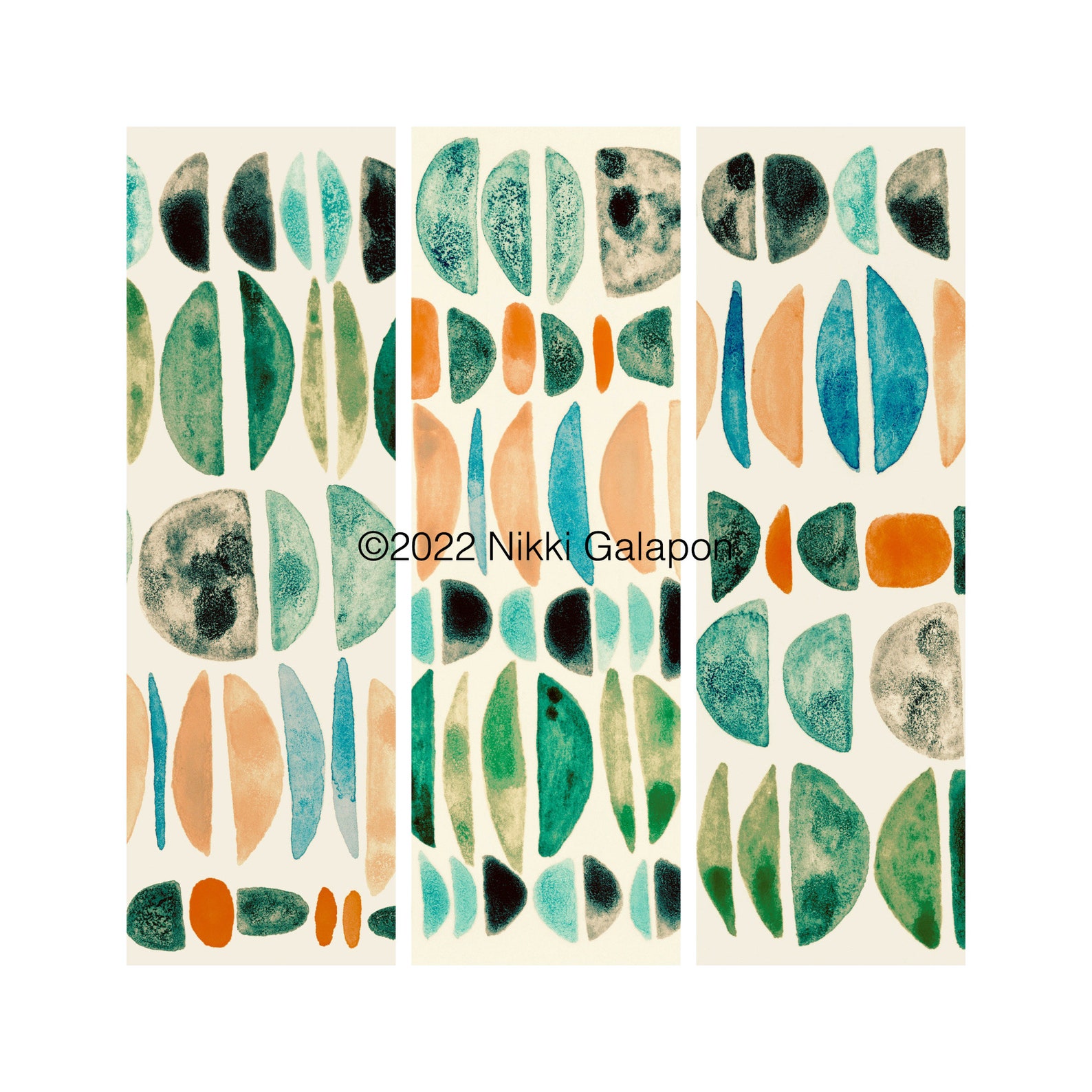 Melon Slice Collage: Archival Reproduction Giclee Print of Original ...