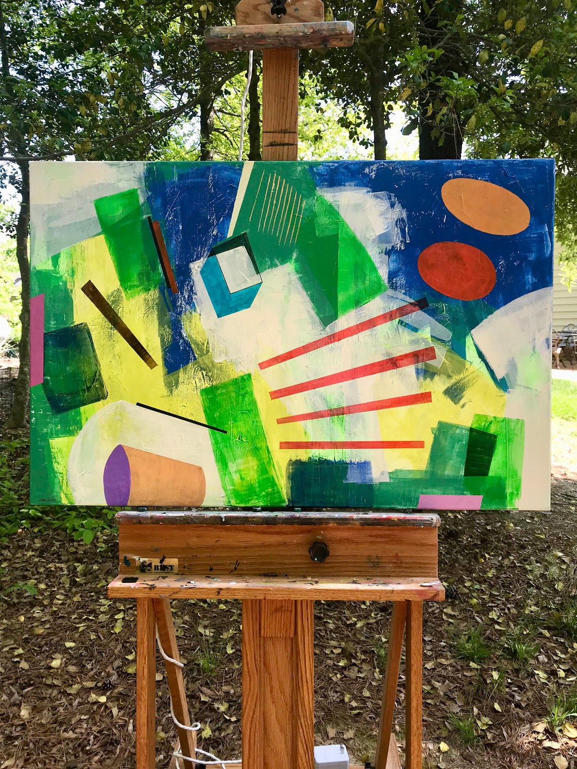 Megaphone: Original Painting 24x36 Acrylic and - Etsy