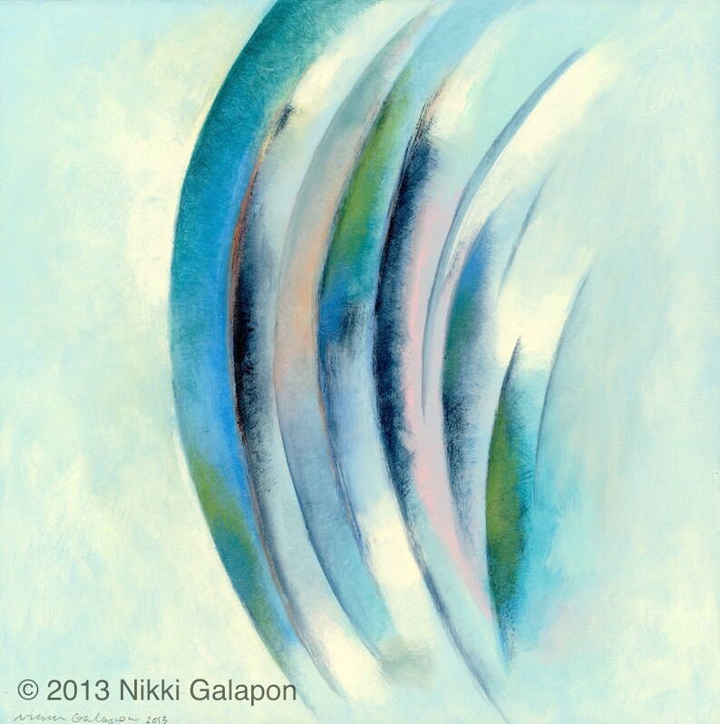 Blue Wind: Archival Print of Original Oil Painting - Etsy