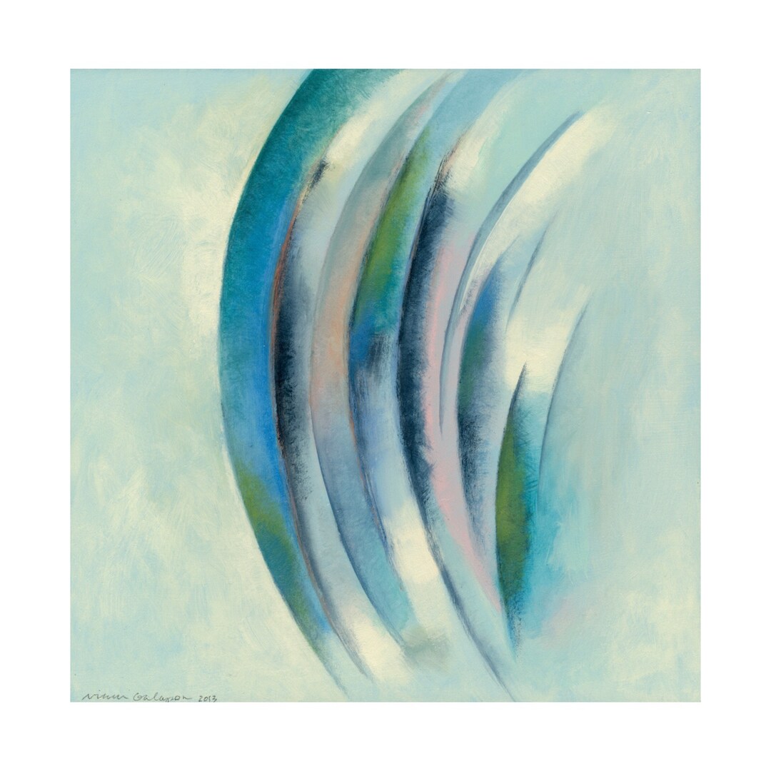 Blue Wind: Archival Print of Original Oil Painting - Etsy