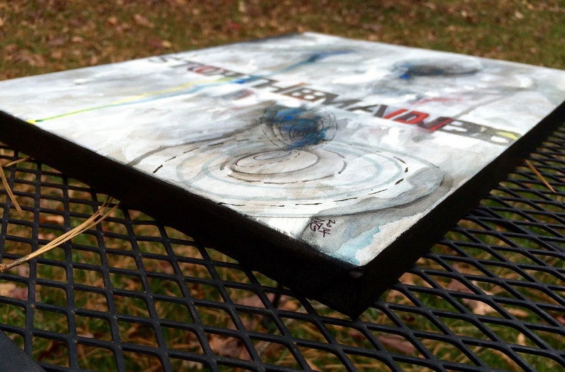 Stop the Madness, Original Abstract Expressionist Painting on Canvas ...