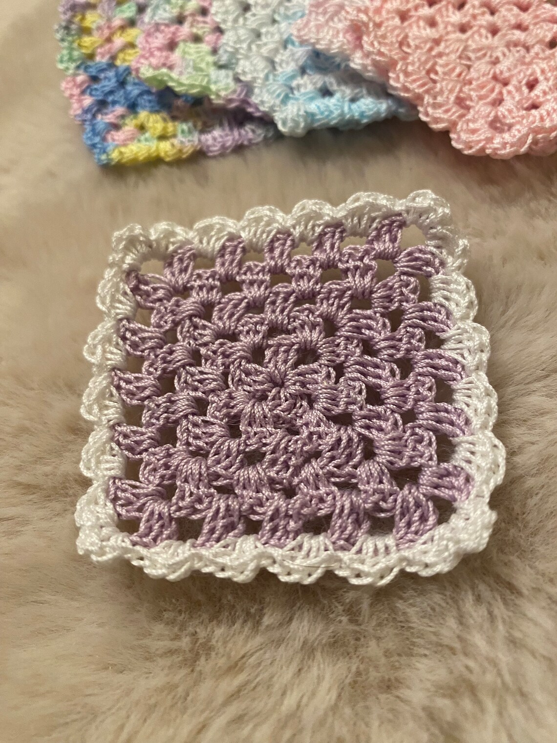 Tiny Miniature Crocheted Dollhouse Afghan Blanket Throw - Etsy