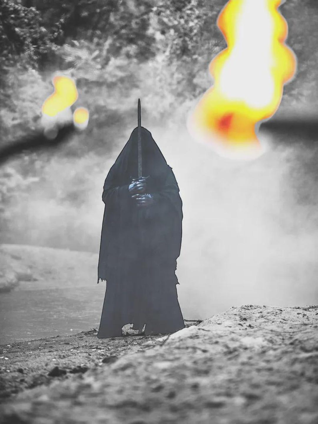 Nazgûl Full Costume: Ringwraith Armor, Cloak, and Steel Gauntlets - Etsy