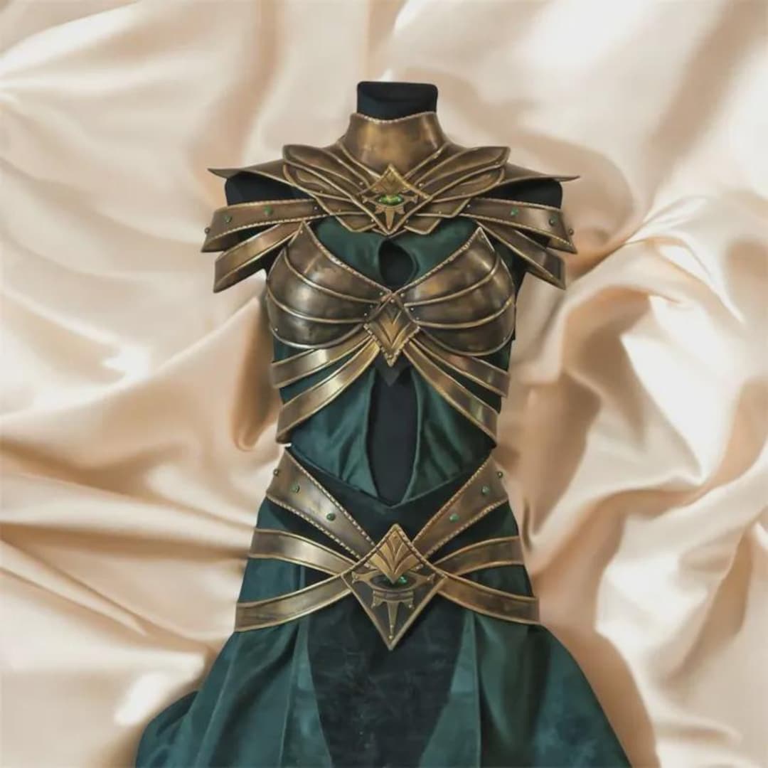 Handmade Steel Elven Queen Armor - Medieval Lady Costume - Etsy