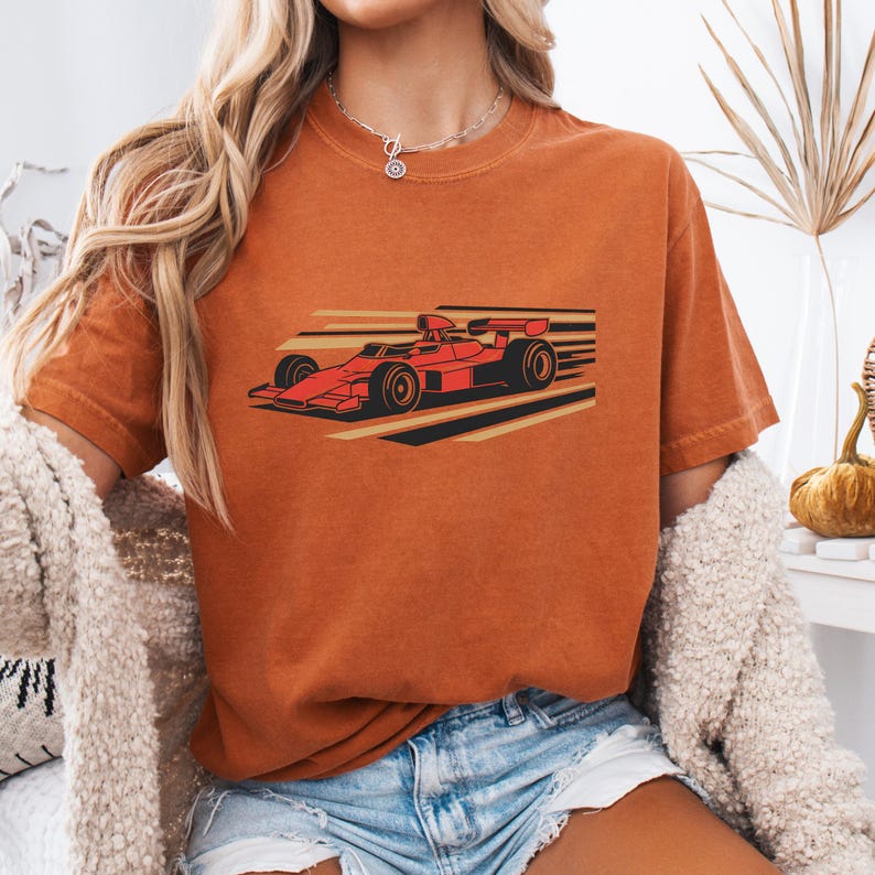 Retro Open Wheel Race Car Shirt, Vintage Motorsport Graphic Tee, Racing ...