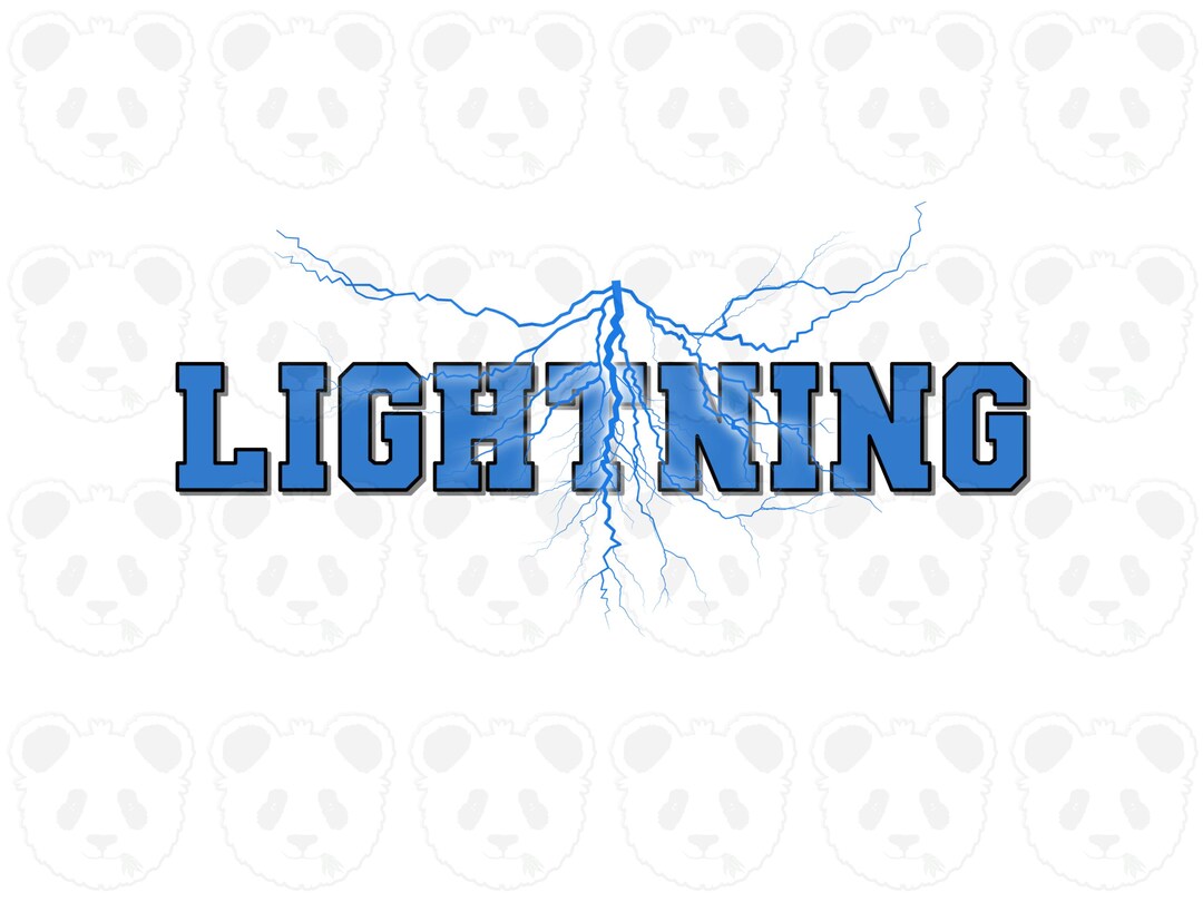 Lightning Pride Team Spirit Clipart 3-fer: PNG & SVG (digital Download ...