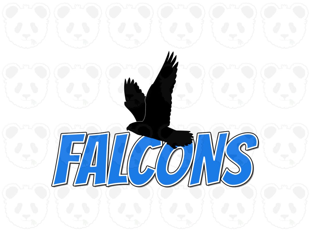 Falcons Team Spirit Clipart: PNG & SVG (digital Download) - Etsy