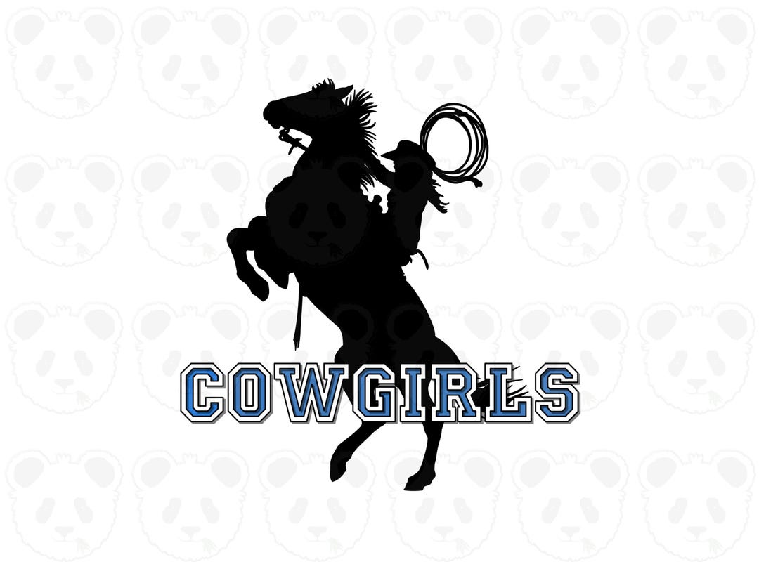 Cowgirls Team Spirit Clipart: PNG & SVG (digital Download) - Etsy